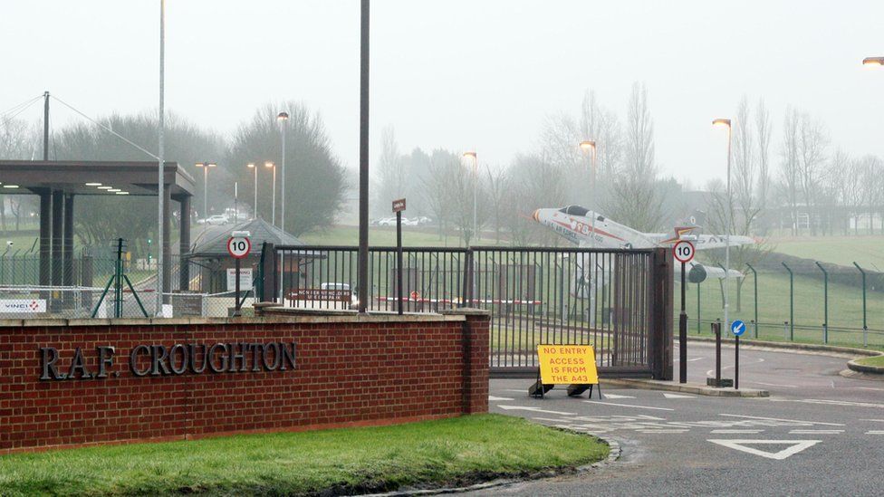 RAF Croughton: American airman denies RAF base rape charges - BBC News