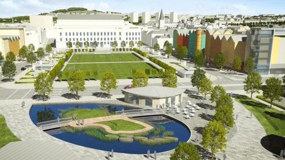 Plans lodged for £40m Dundee Waterfront development - BBC News