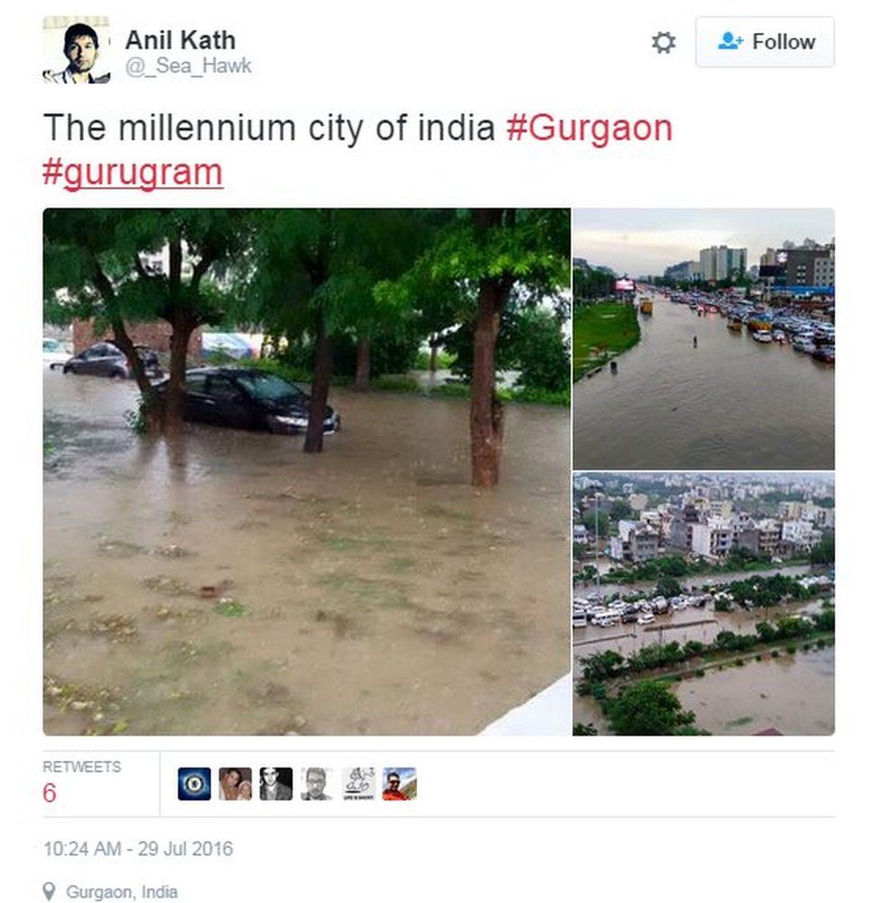 India traffic chaos sparks Twitter humour from bored commuters - BBC News