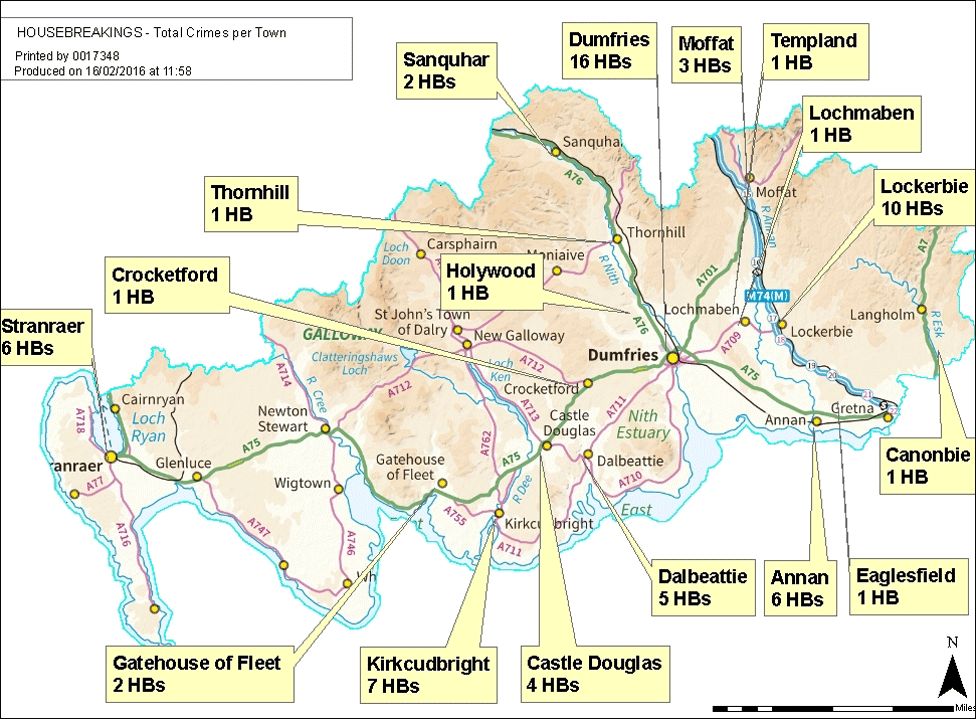 Crime map shows Dumfries and Galloway break-in 'spike' - BBC News