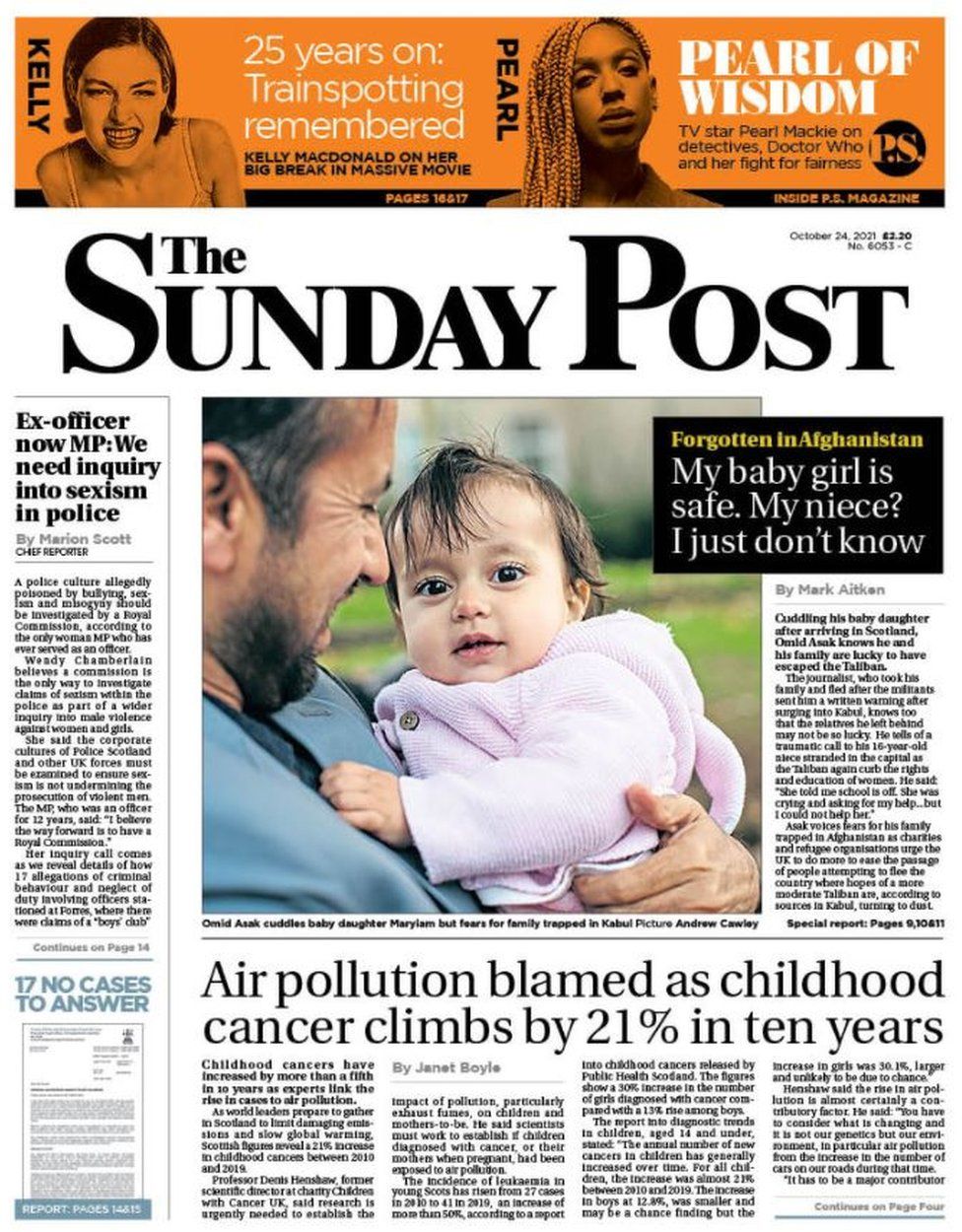 Scotland's papers: COP26 terror warning and Army booster help - BBC News