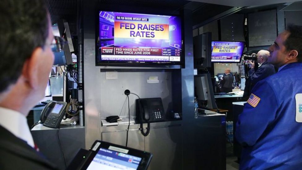 Stock markets welcome US rate rise - BBC News
