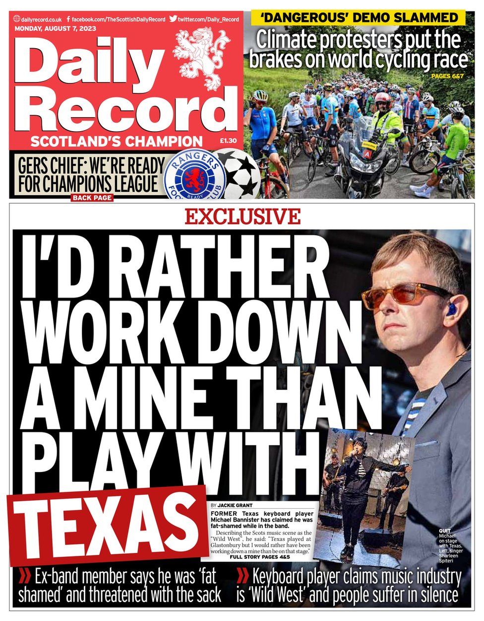 Scotland's papers: 'Violent attacks' on NHS wards and schools strikes ...