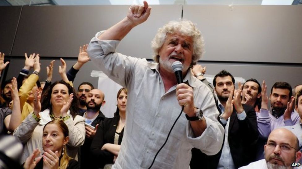 Italy: Beppe Grillo under fire for migrant tweet - BBC News
