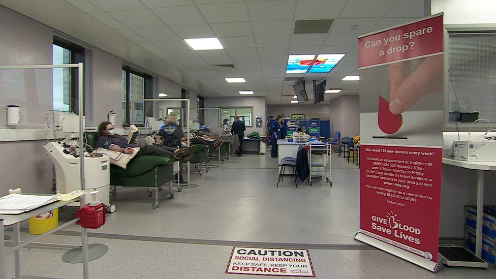 Covid-19: Northern Ireland blood donations fall by third in a year ...