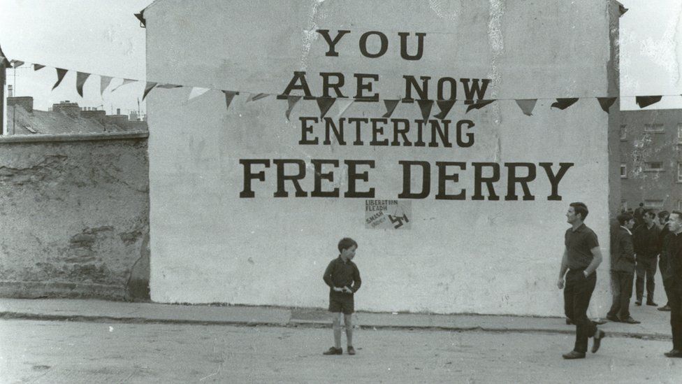 Exhibition marks 50 years of Free Derry Corner - BBC News