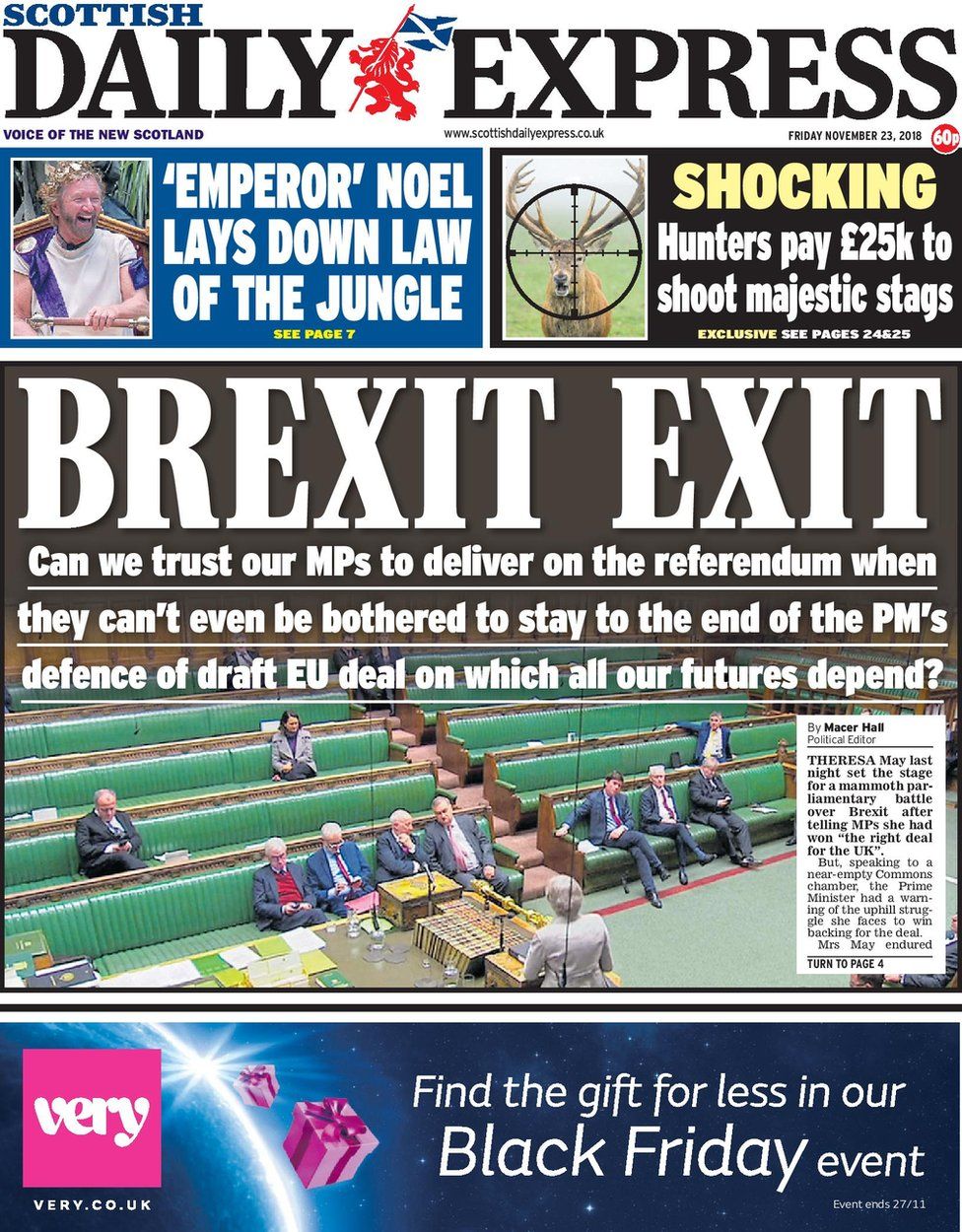 The papers: Brexit fishing 'betrayal' and driverless buses - BBC News