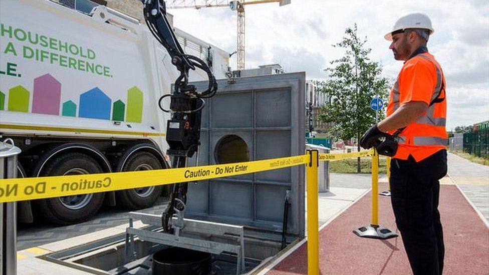 Liverpool's subterranean super-bins will change lives - mayor - BBC News