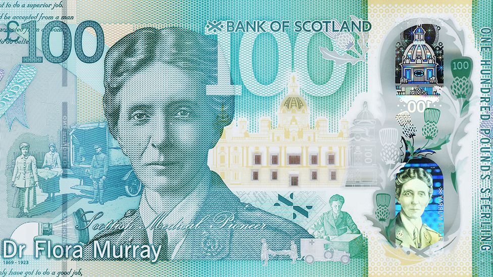 Scottish 100 Banknote Among The World s most Beautiful BBC News Scottish 100 Banknote Among The World s most Beautiful BBC News