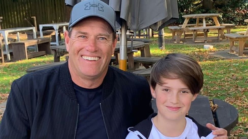 Girl, 8, saves grandad from drowning in swimming pool - BBC News