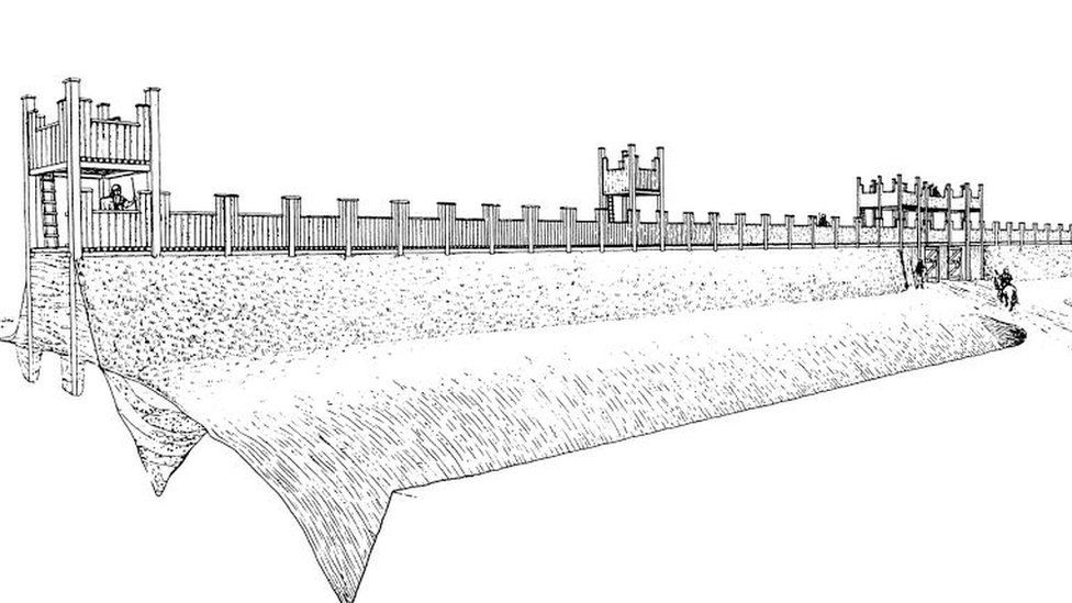 Roman fort discovered under Exeter bus station development - BBC News