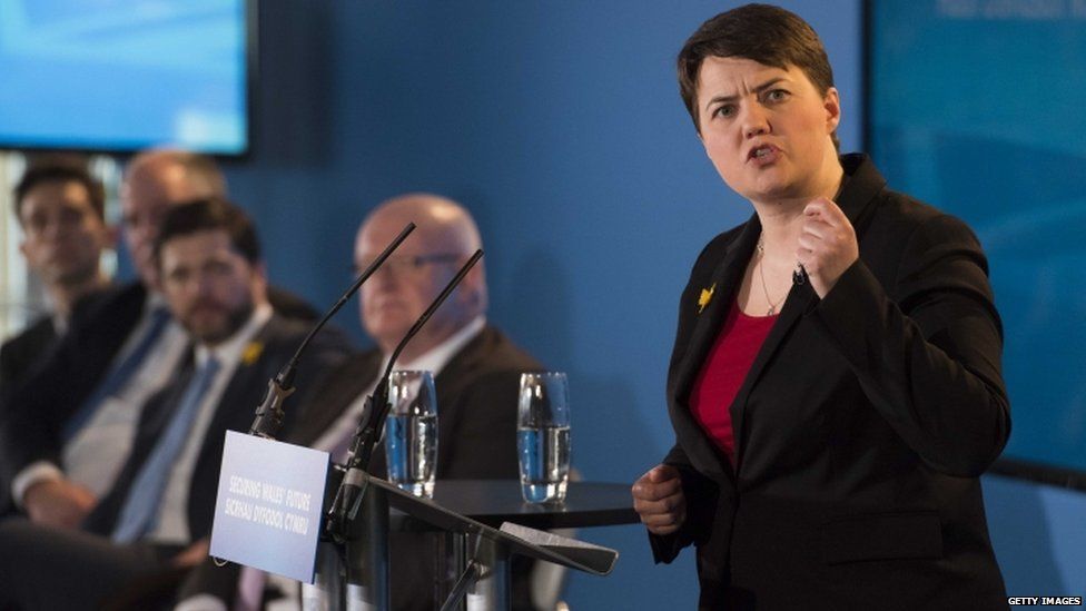 Scottish Tory leader Ruth Davidson makes low taxes for Scotland call ...