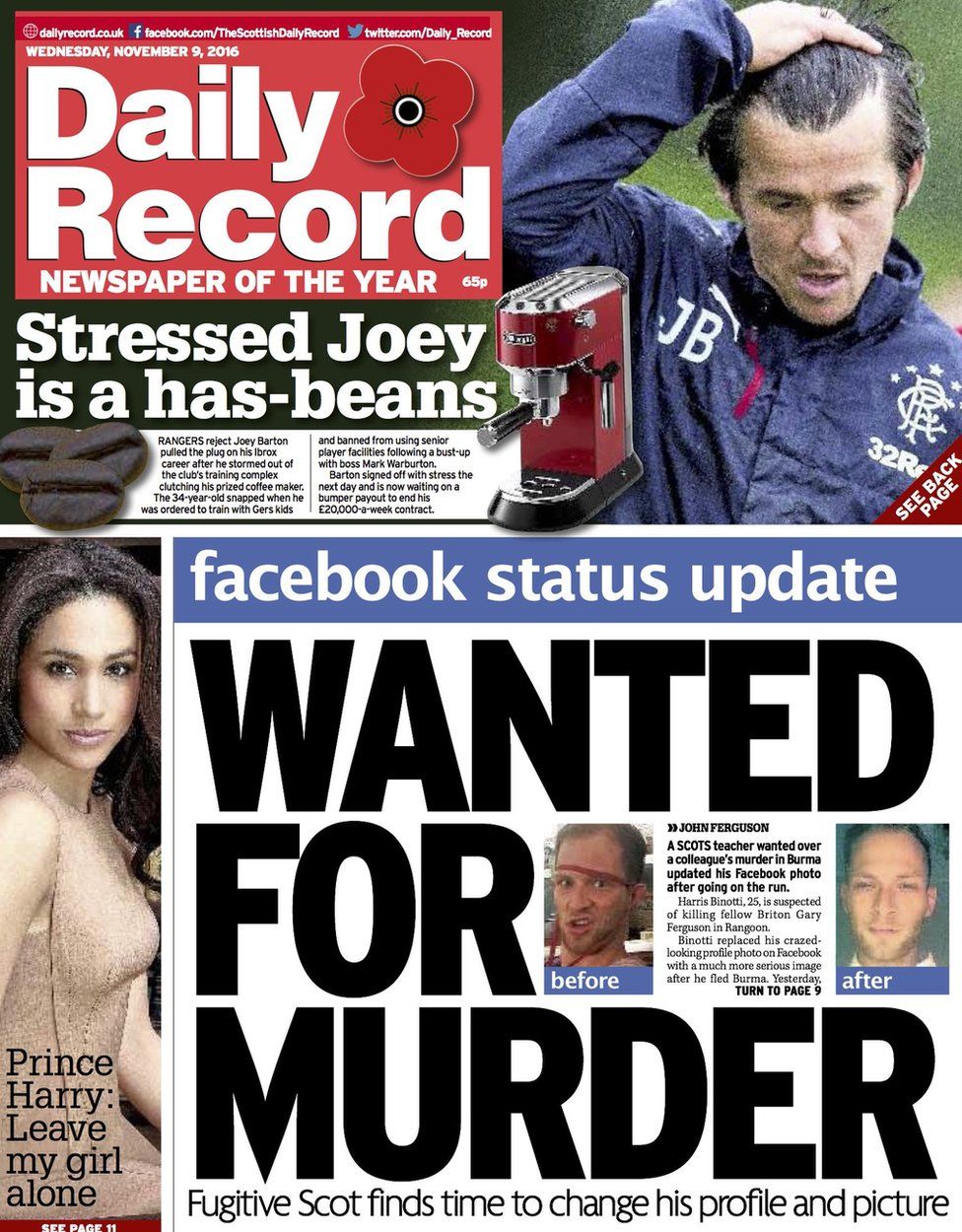 Scotland's papers: Trump closes in and 999 OAP found dead - BBC News Scotland's papers: Trump closes in and 999 OAP found dead - BBC News