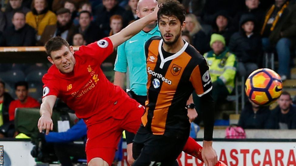 Hull City 2-0 Liverpool - BBC Sport