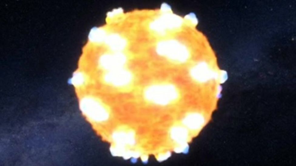 Nasa captures an exploding supernova on camera - BBC Newsround