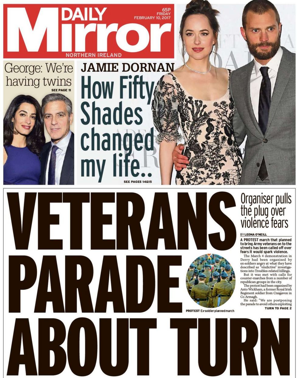 Newspaper review: A clown wedding and an apology - BBC News