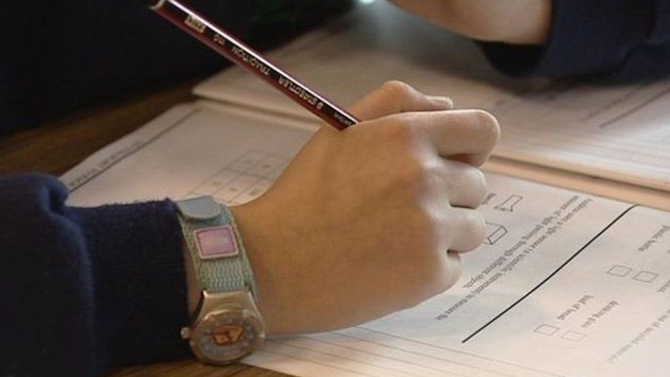 Transfer test: Thousands of P7 pupils sit exams - BBC News