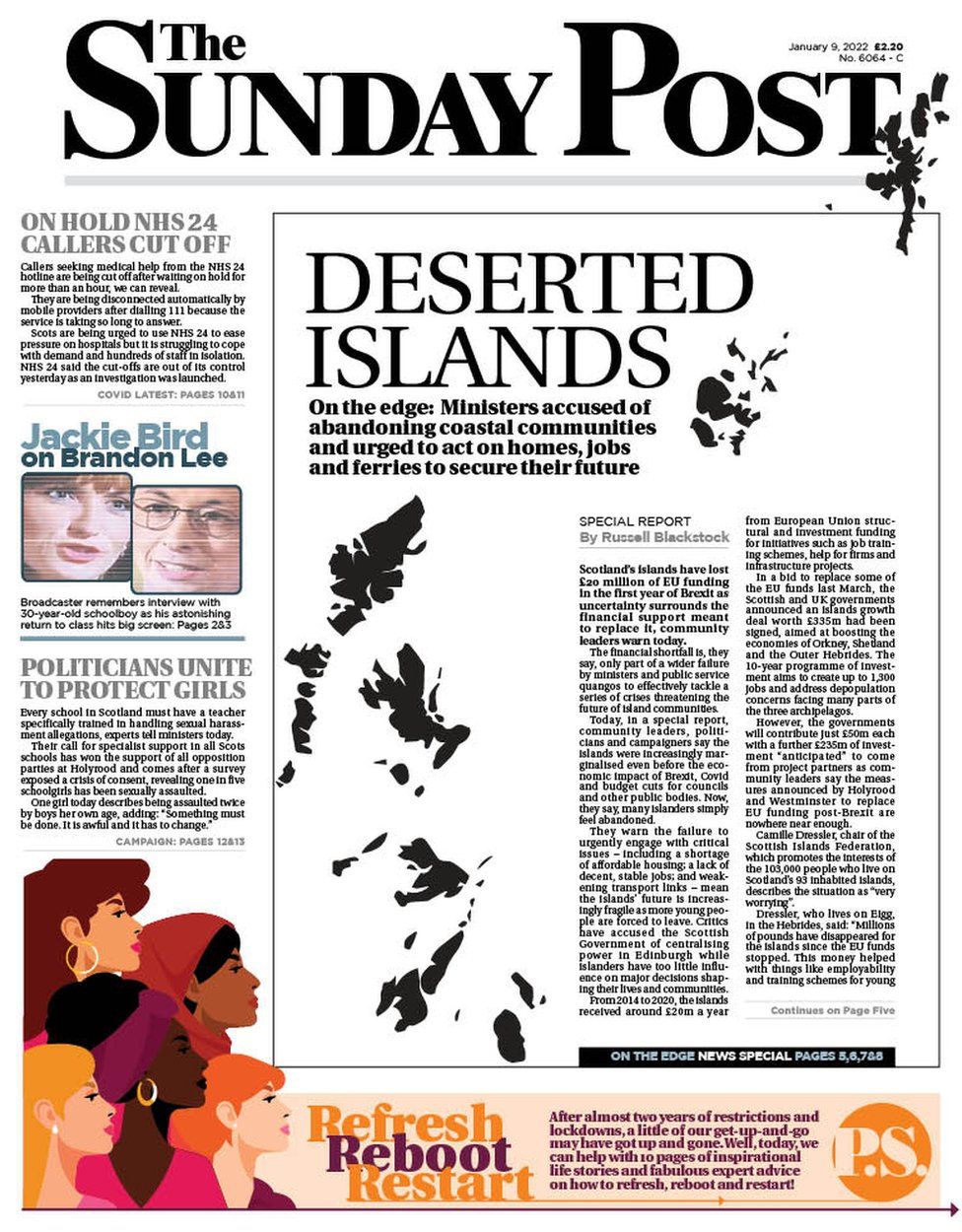 Scotland's papers: 'Jab all over 5s' and family cash plan for elderly ...