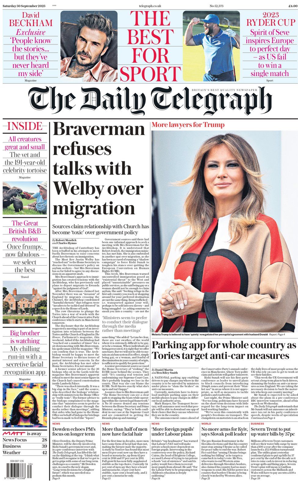 'PM eyes motorists' vote' and 'Coach crash tragedy' - BBC News