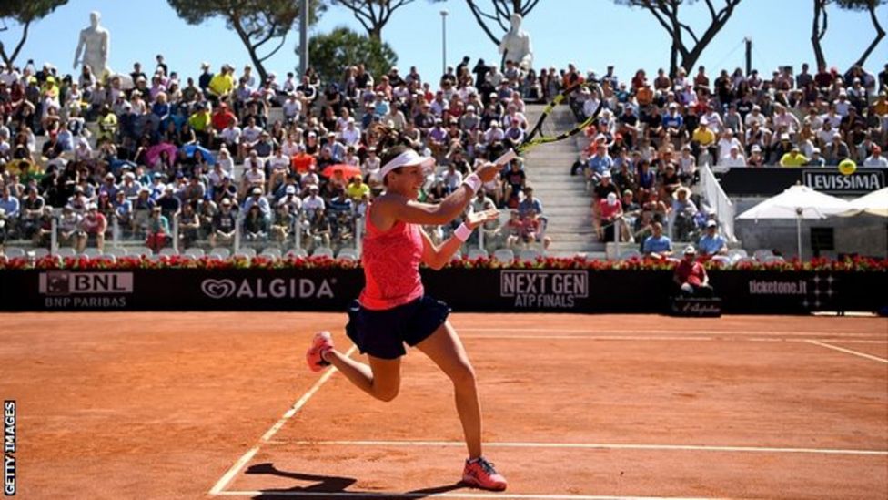 Italian Open: Johanna Konta beats Yulia Putintseva, Aljaz Bedene loses ...