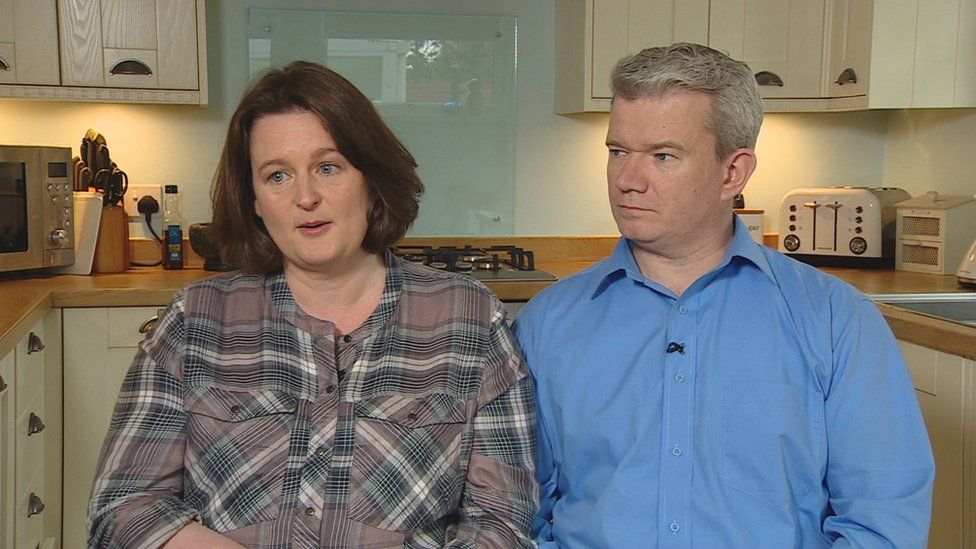 'We met our daughter at adoption party' - BBC News