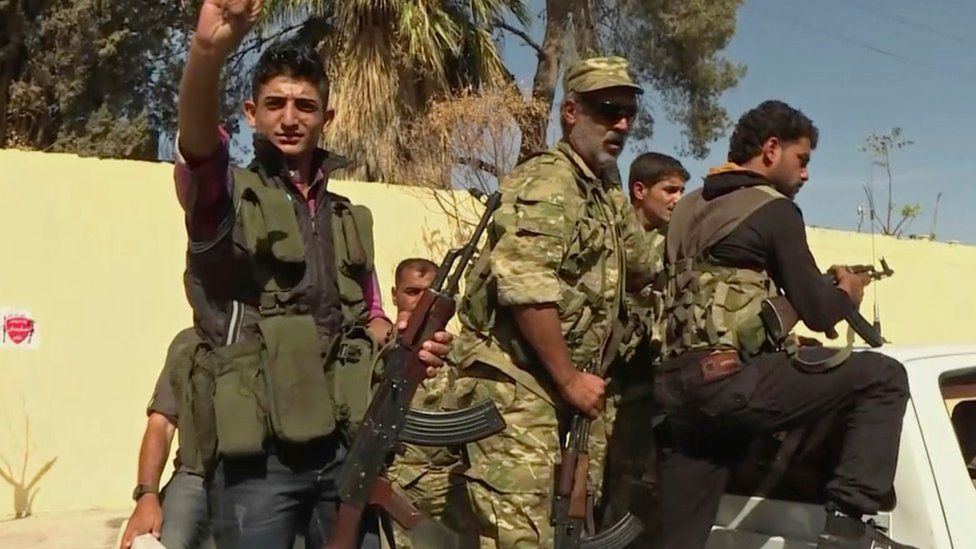 Syria conflict: IS 'ousted from symbolic town of Dabiq' - BBC News