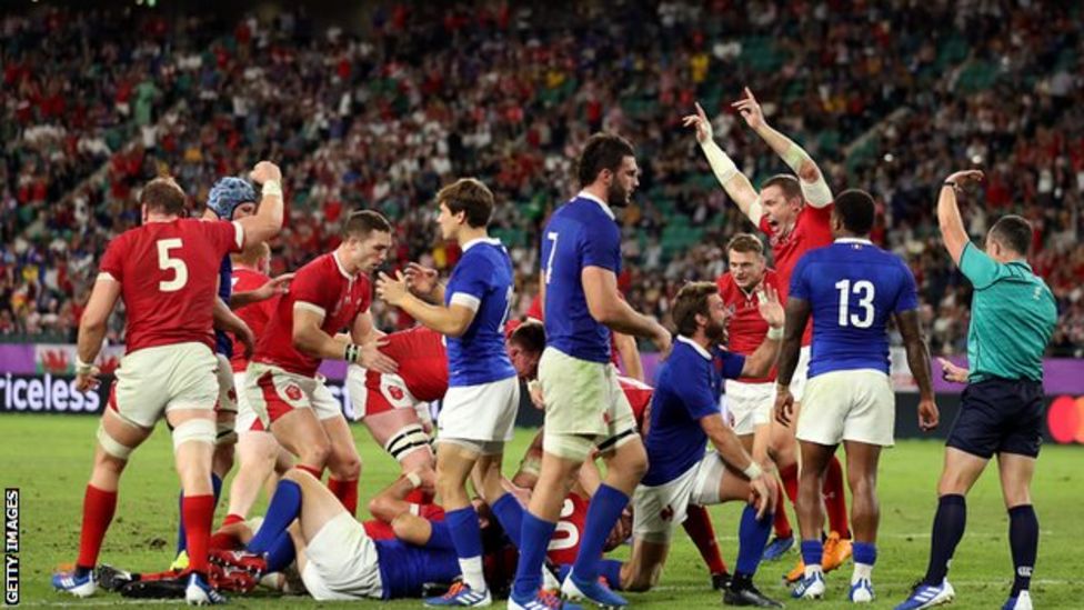 Wales beat France 20-19 to reach Rugby World Cup semi-finals in ...