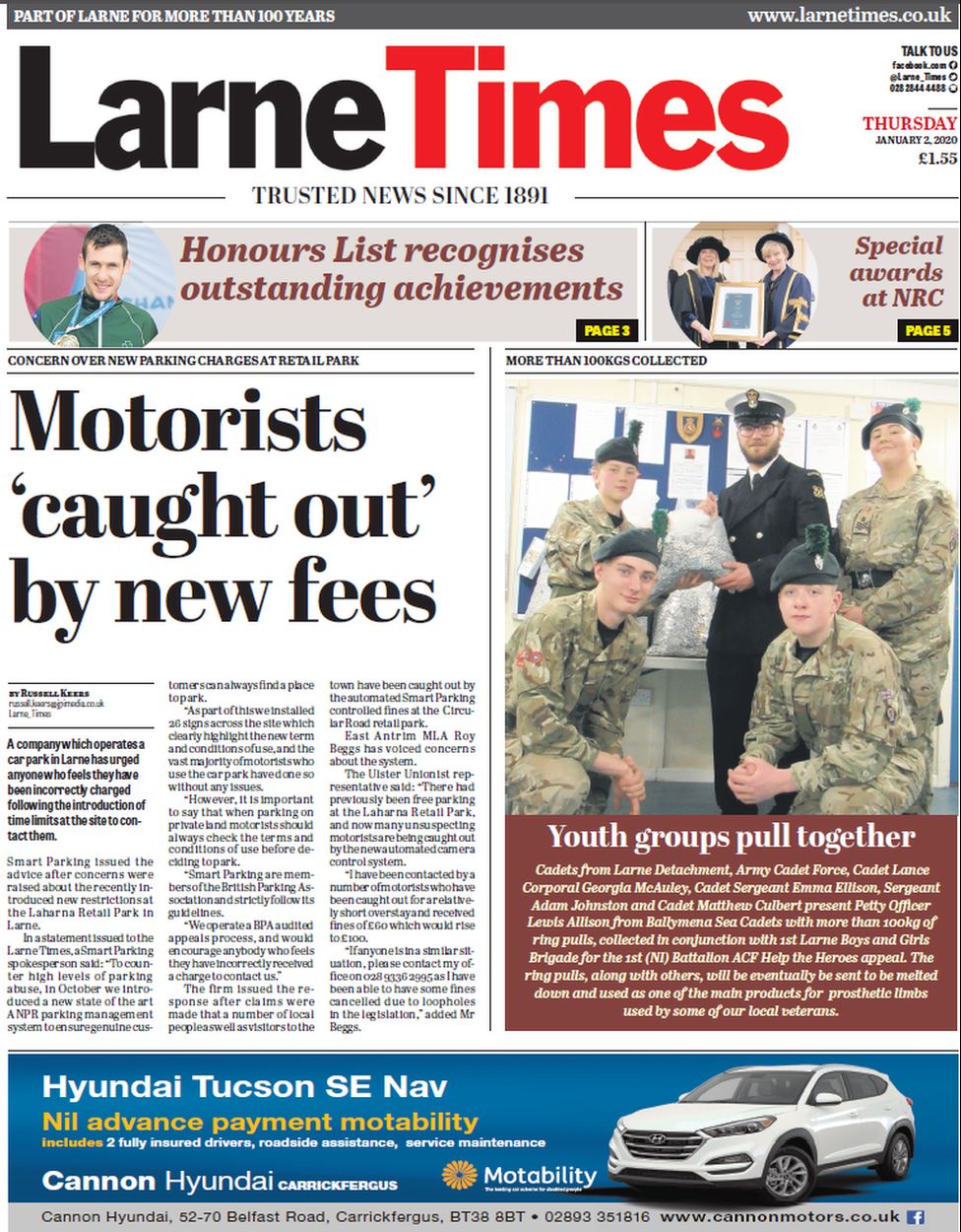 NI weekly papers: 2020 vision and the cat who saved Christmas - BBC News