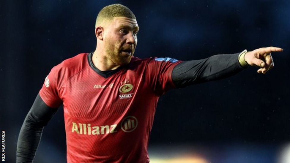 Nick Isiekwe: Northampton sign Saracens lock on year-long loan - BBC Sport