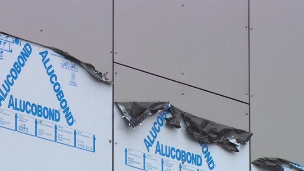 Swansea council clarity call over cladding test failure - BBC News