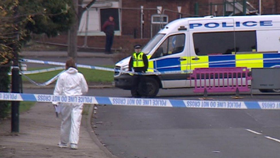 Rotherham: Two held on suspicion of murder over street death - BBC News