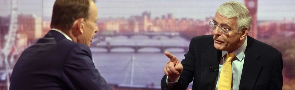 Major attacks Vote Leave 'deceit' as Johnson defends campaign - BBC News