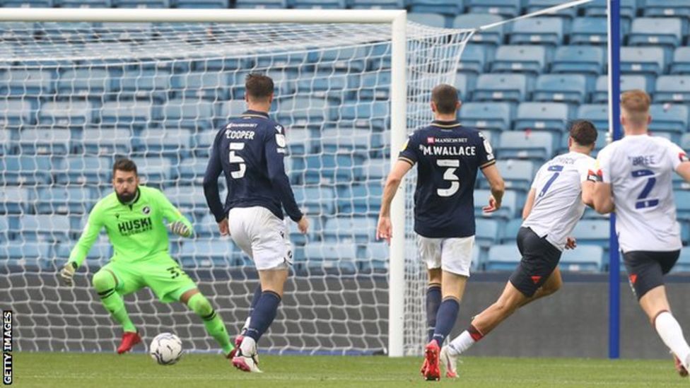 Millwall 0-2 Luton Town: Harry Cornick doubles gives Hatters win - BBC ...