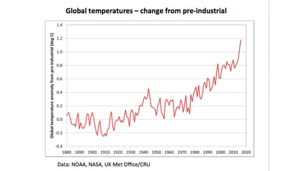 2016 'very likely' to be world's warmest year - BBC News