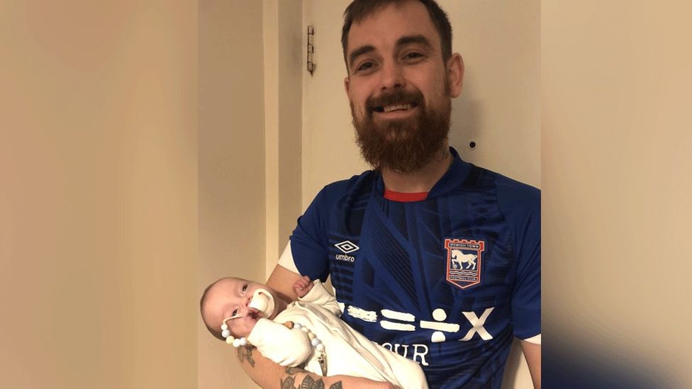 Ipswich Town fan names son after Conor Chaplin - BBC News