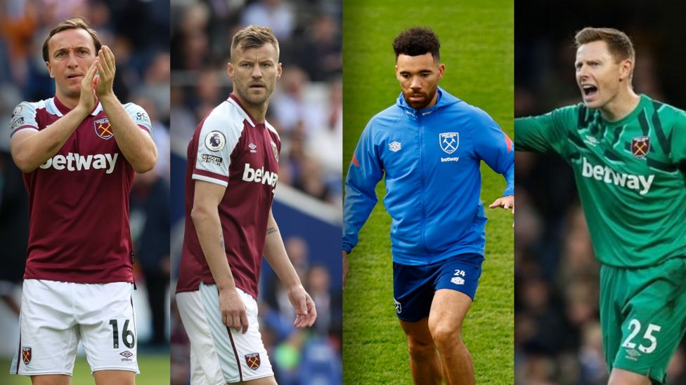 Hammers announce departure of four first-team players - BBC Sport