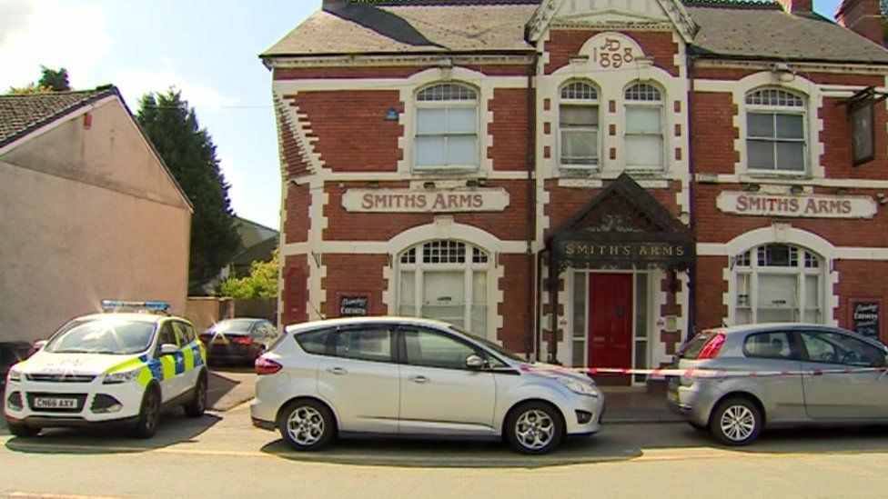 Two youths charged after Neath pub landlord death - BBC News