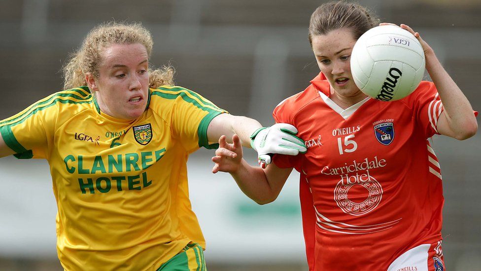 Armagh beat Donegal to reach All-Ireland Ladies semi-final - BBC Sport