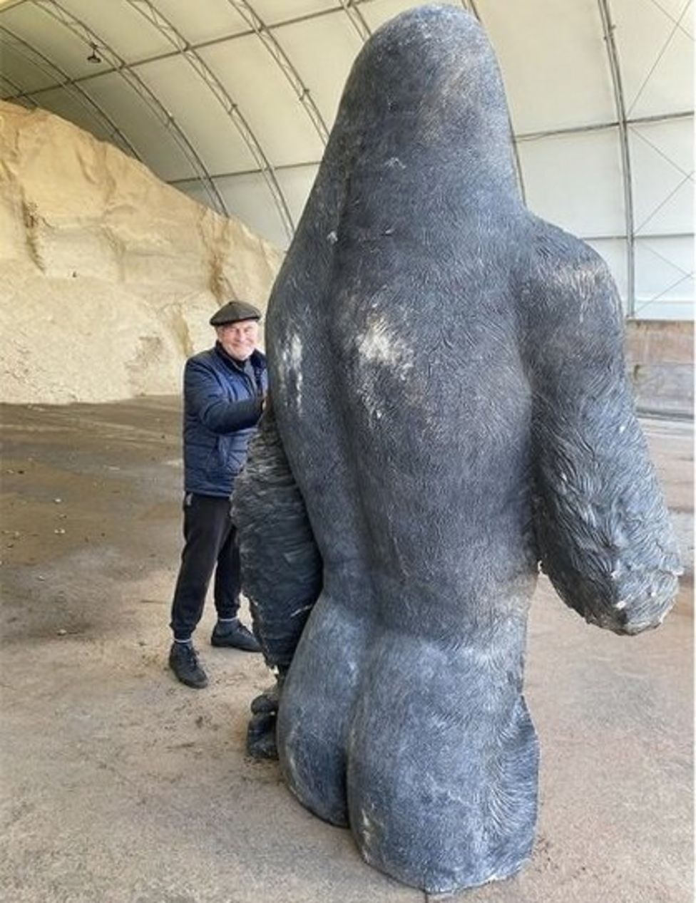Gary the Gorilla: Giant ape statue has been found... sort of - BBC ...