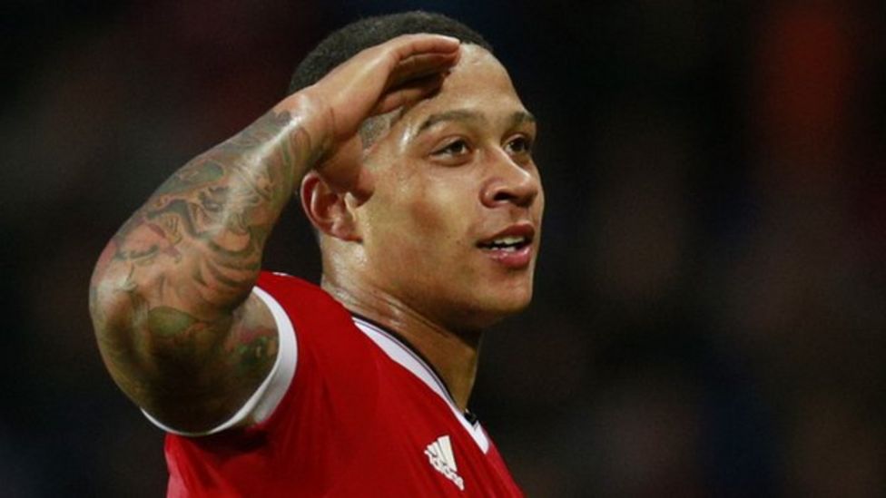Memphis Depay: Man Utd forward dazzles in iconic shirt - BBC Sport