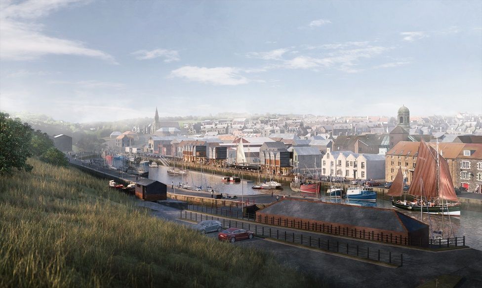 Harbour vision celebrates Eyemouth's maritime traditions - BBC News