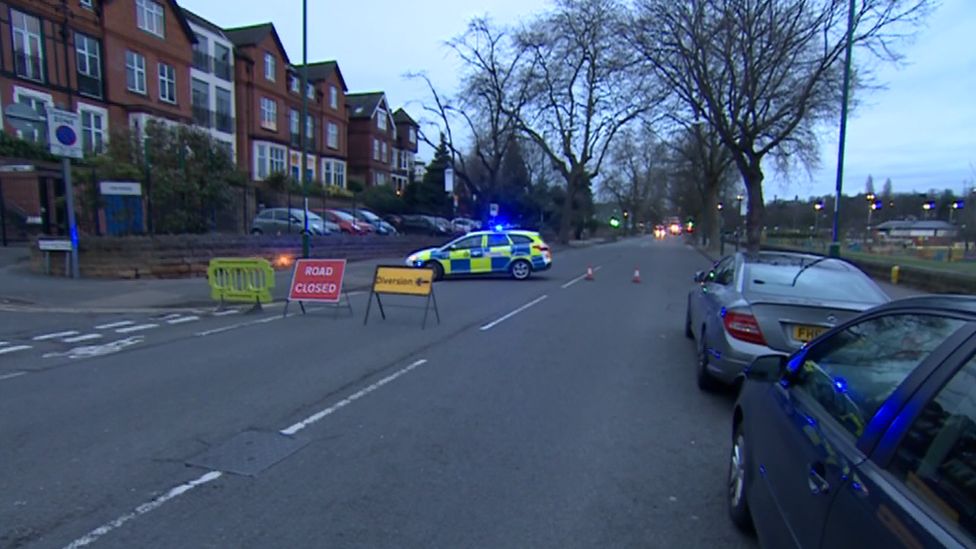Motorcyclist killed in Nottingham city centre crash - BBC News