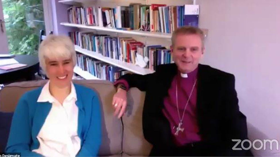 New Bishop of Chester greets flock in 'weird' Zoom call - BBC News