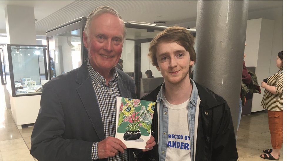 Ulster University's 'secret' postcard exhibition - BBC News