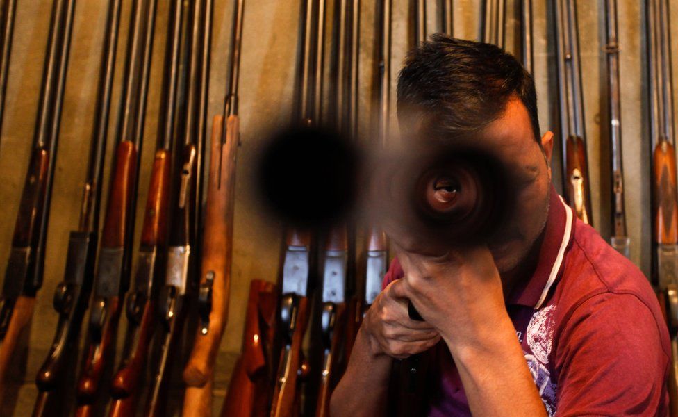 Why Kashmir's gun factories are shutting down - BBC News