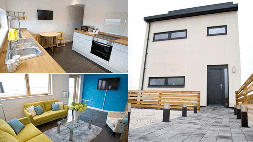 Green future for Wales' homes as solar village opens? - BBC News