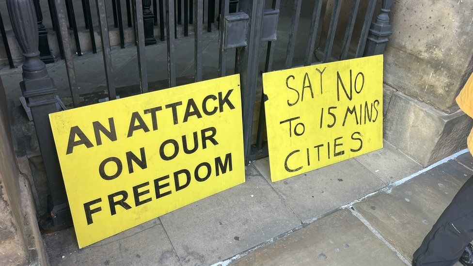 Liverpool: Protesters disrupt meeting over non-existent policy - BBC News