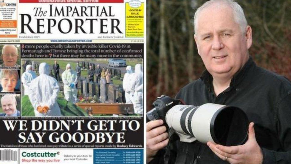 Covid-19: Fermanagh photographer scoops UK press award - BBC News