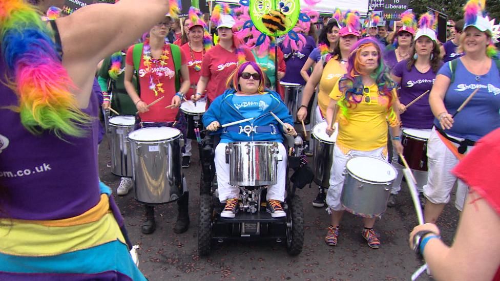LGBTI education call at Pride Glasgow parade and festival - BBC News