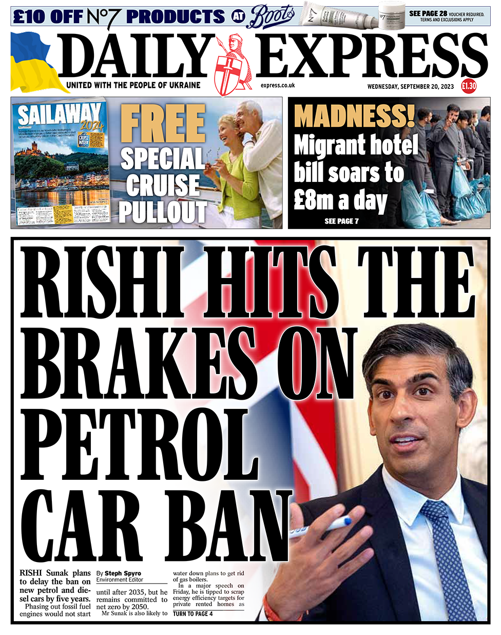 Petrol car ban delay and Starmer to reject EU plan - BBC News